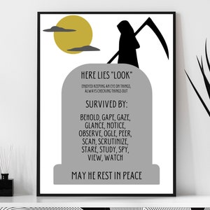 Dead Words Posters Middle School Writing English Classroom Decor ...