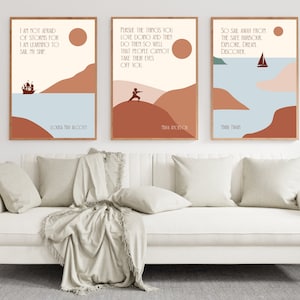 Boho Growth Mindset Posters: Inspirational Middle School Classroom ...