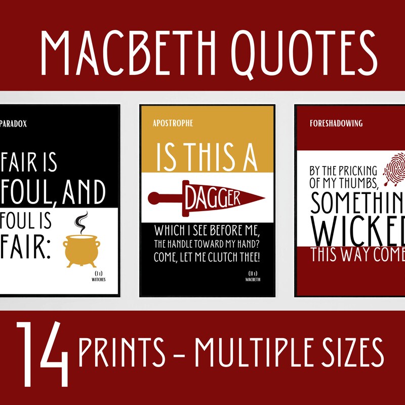 Macbeth Poster - Etsy