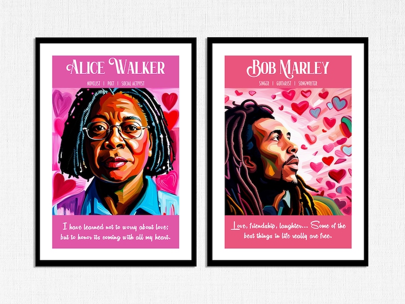 Black History Month Posters: Valentine's Day Classroom Decor Famous ...