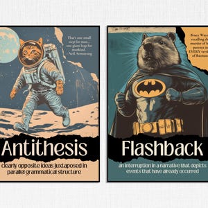 Literary Terms Poster Bundle Figurative Language Posters Literary ...