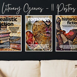 English Classroom Bundle Story Elements High School Class Decor ...