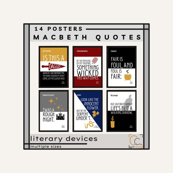 Macbeth Poster - Etsy UK