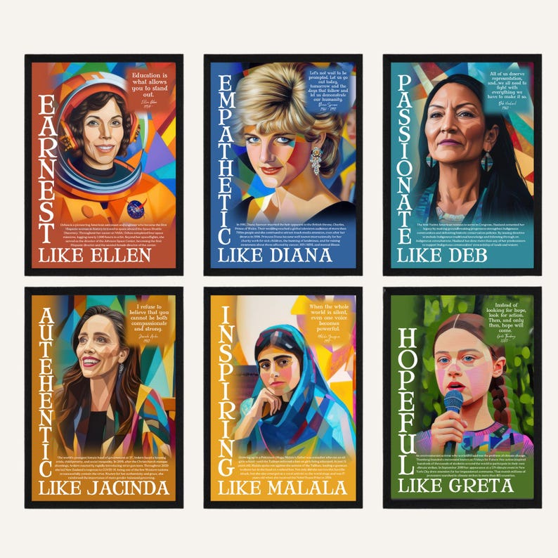 Women's History Month Poster Bundle: Famous Female Authors Scientists ...