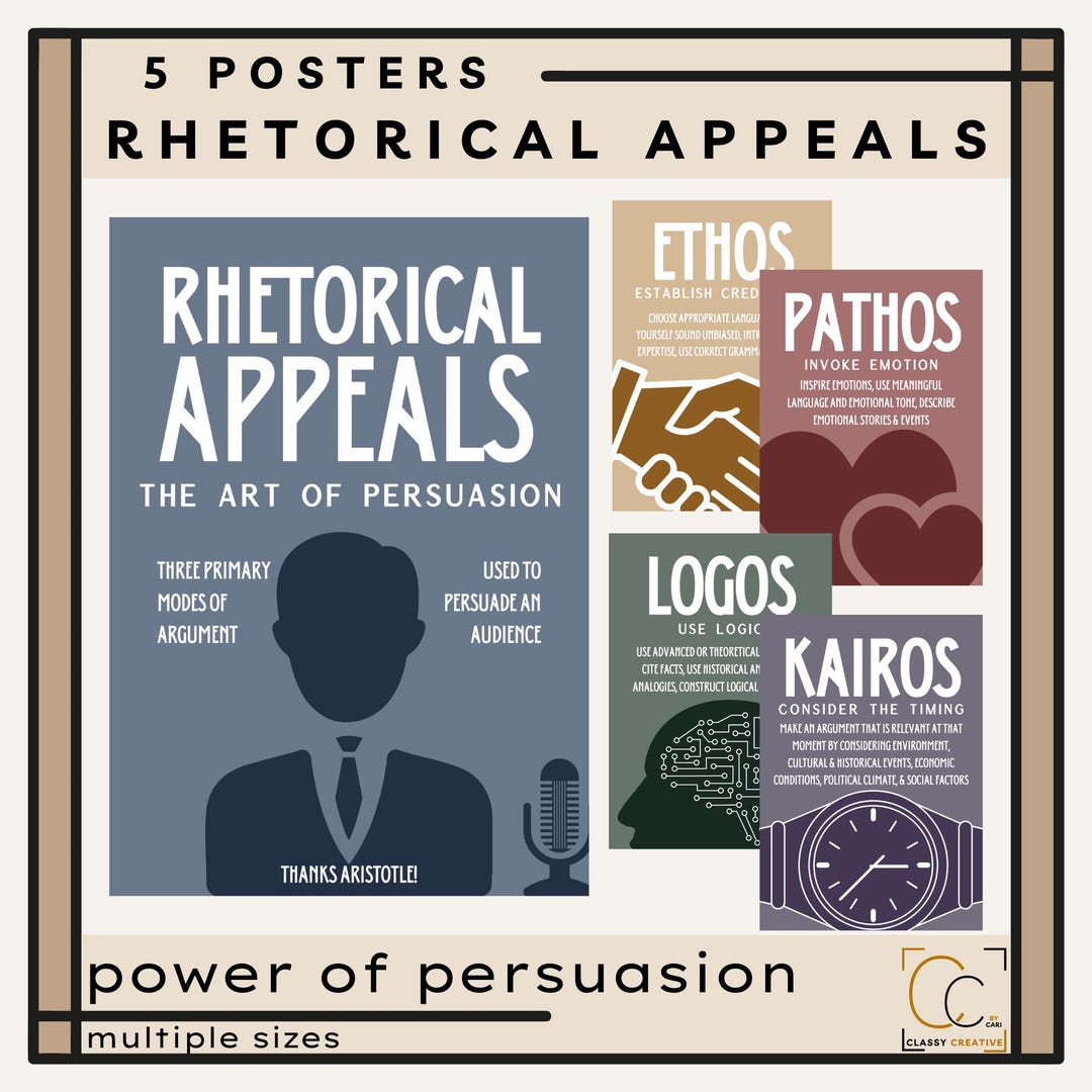 Cartazes de Ethos Pathos Logos Kairos Cartazes de Apelos Retóricos ...