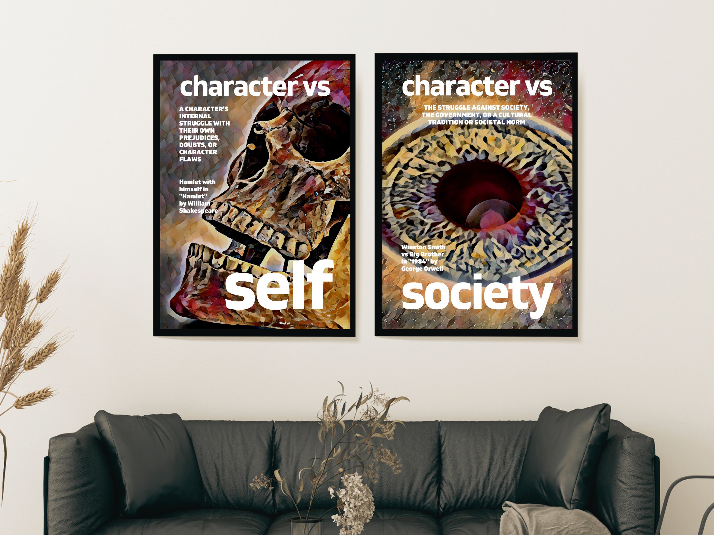 Types of Conflict Posters English Classroom Decor Story - Etsy