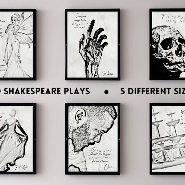 Shakespeare Wall Art - Etsy