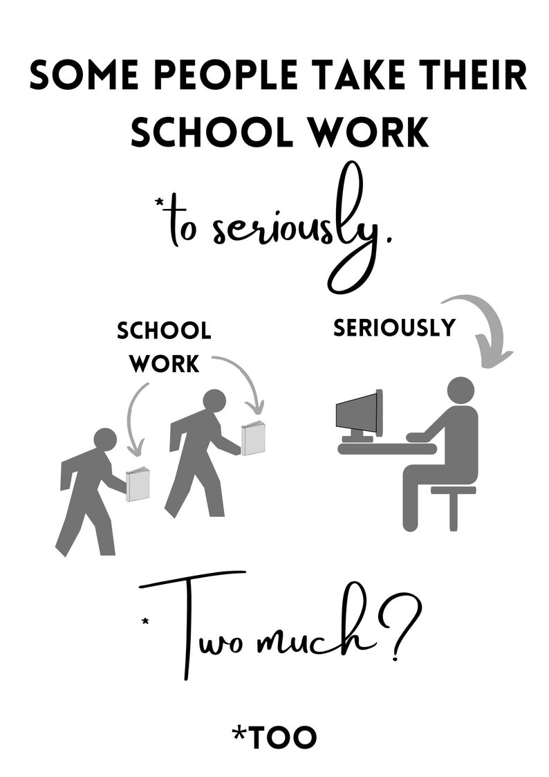 Funny Grammar Posters: Commonly Confused Words Classroom Decor (digital ...