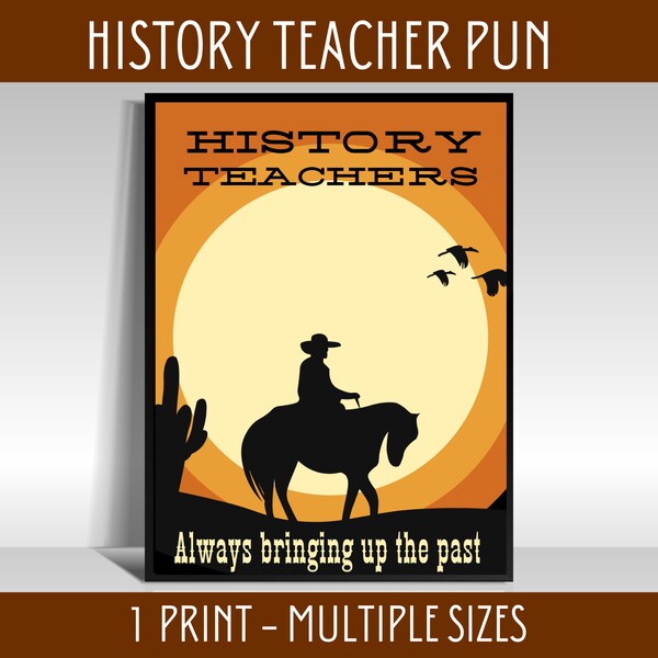 History Pun Posters - Etsy