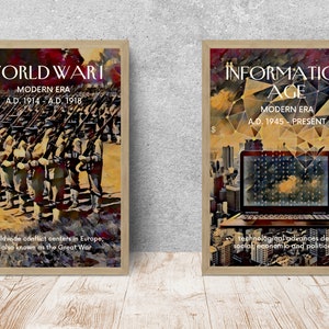 Historical Eras Posters: History Classroom Decor (digital Download) - Etsy