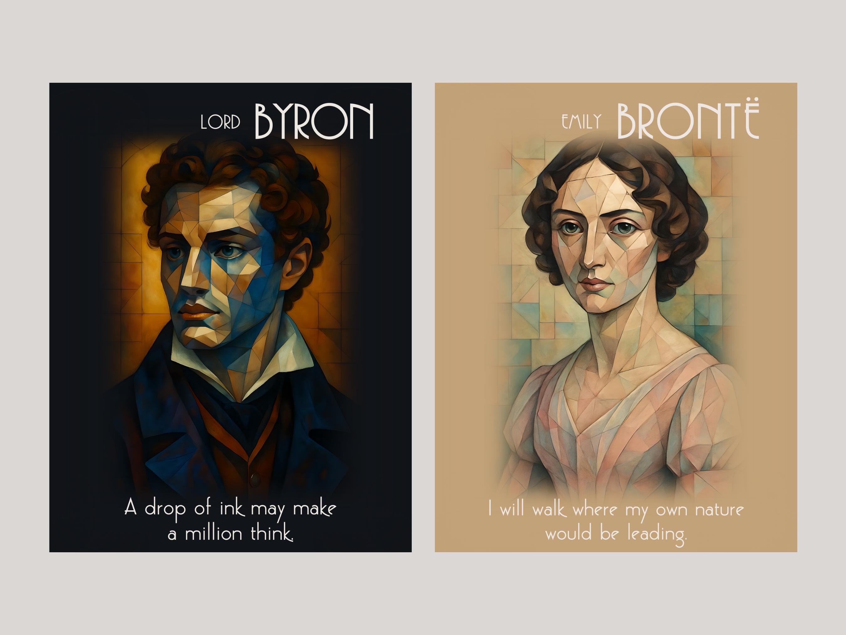 Inspirational Author Quotes Poster Set: English Classroom Art (digital ...
