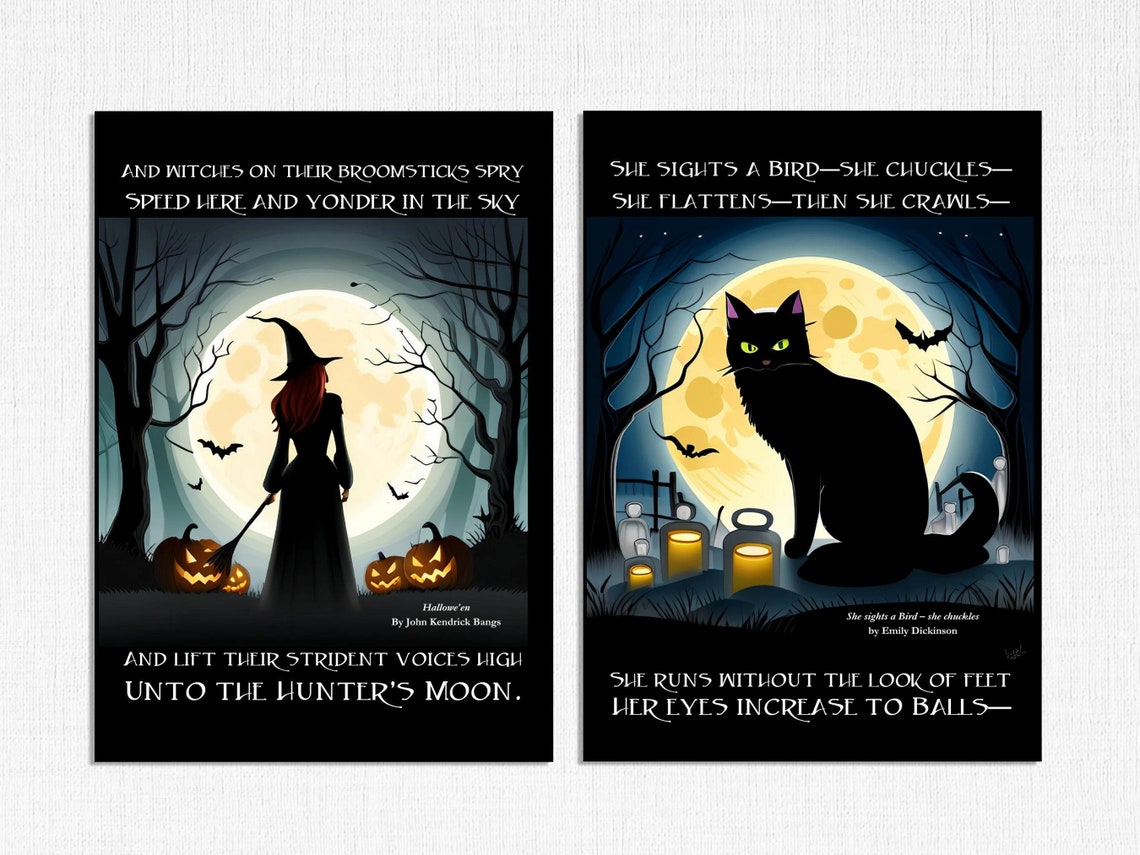 Middle School Halloween Posters Halloween Wall Art for Middle School ...