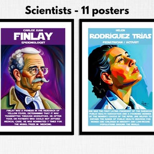 Hispanic Heritage Month Poster Bundle: Famous Latino Scientists ...