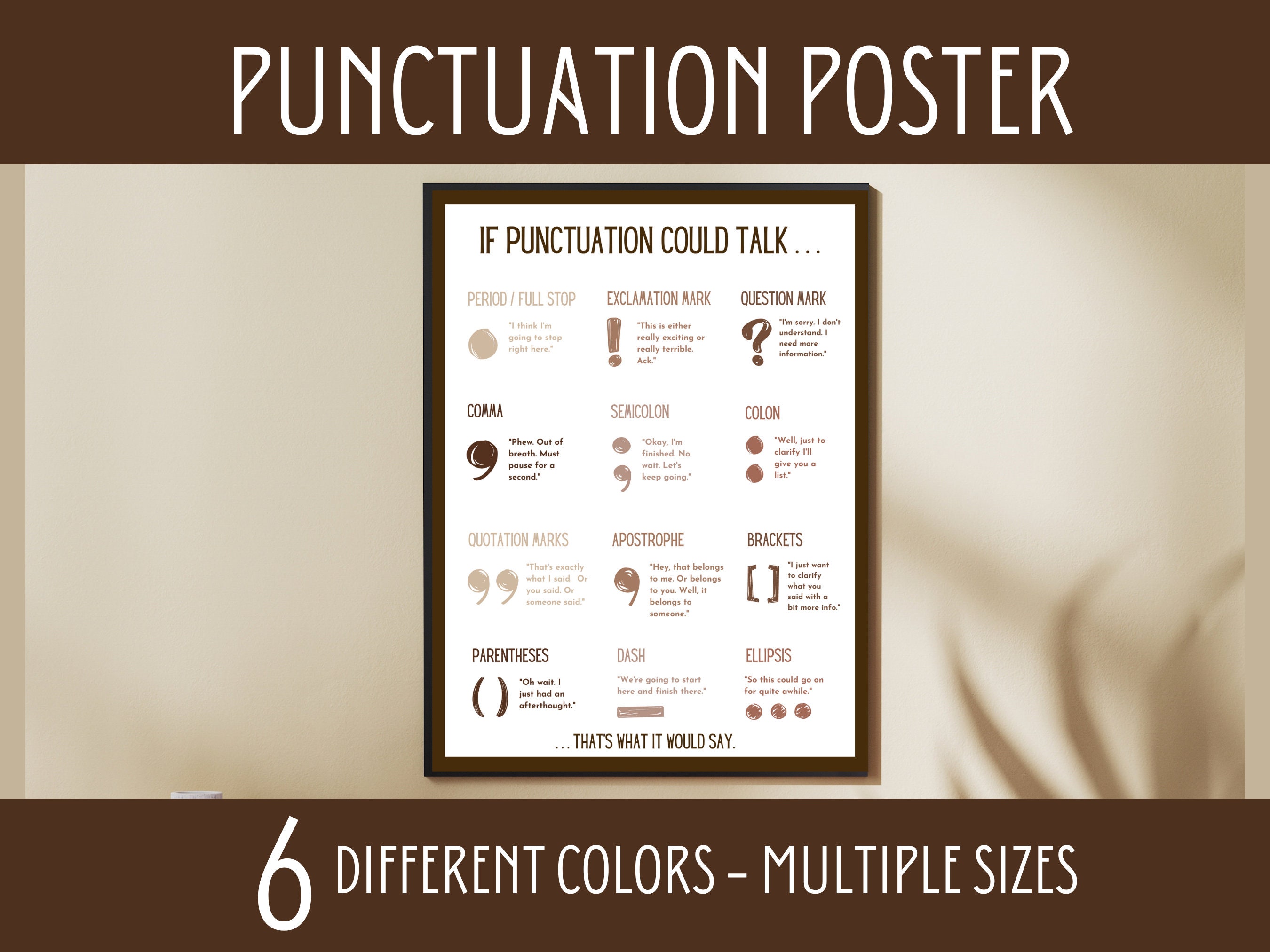 Punctuation Poster