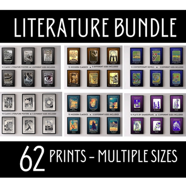 Literature Poster - Etsy