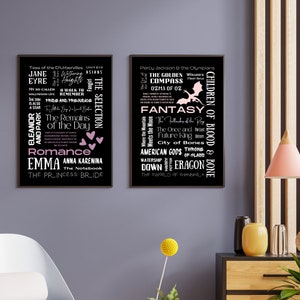 Literary Genres Posters, High School English Classroom Decor, School ...