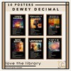 Dewey Decimal Classification Poster Set: Library Classroom Decor ...