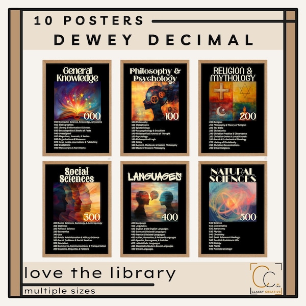 Dewey Decimal System - Etsy