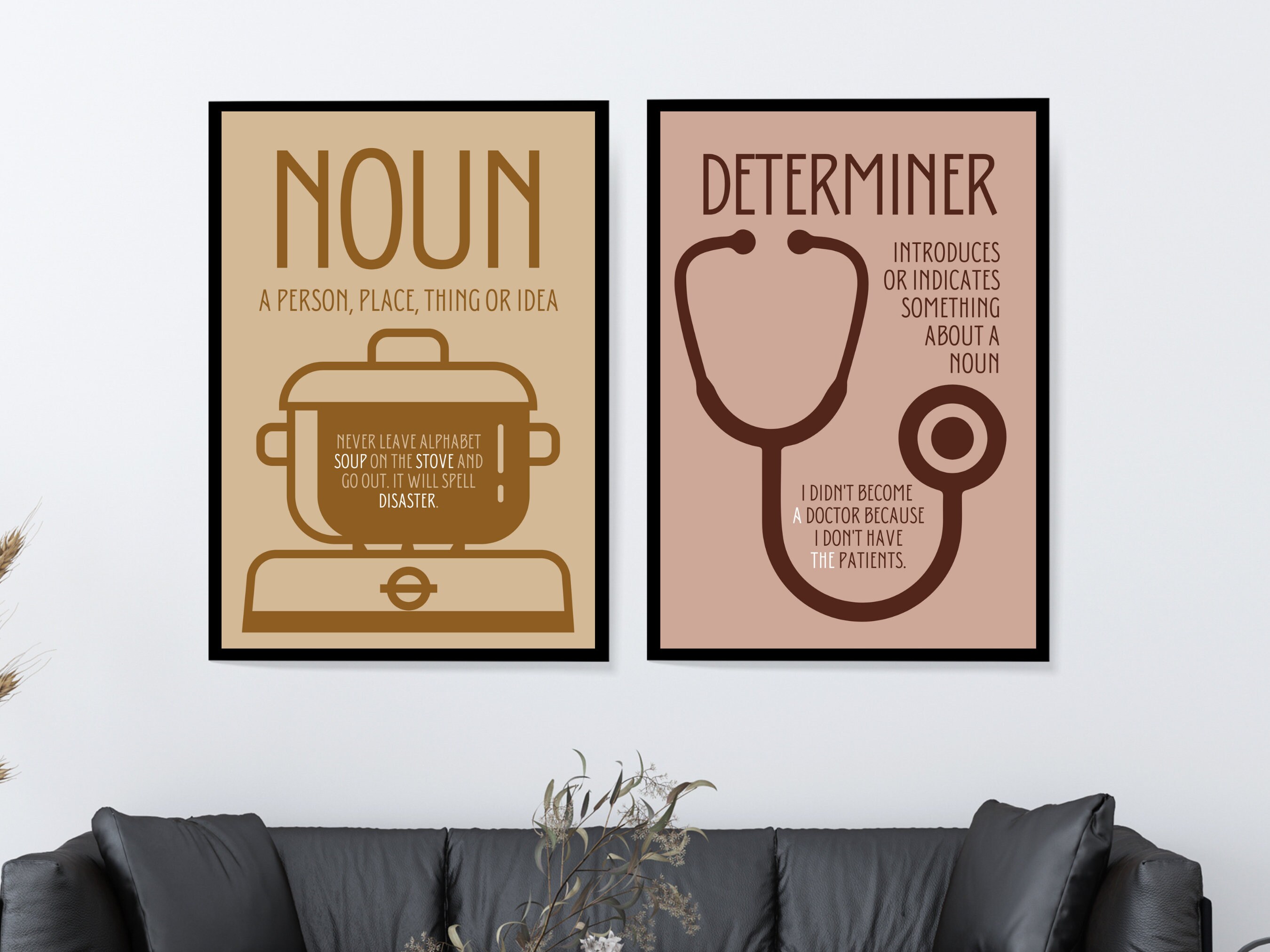 Parts of Speech Posters Elementary Classroom English - Etsy