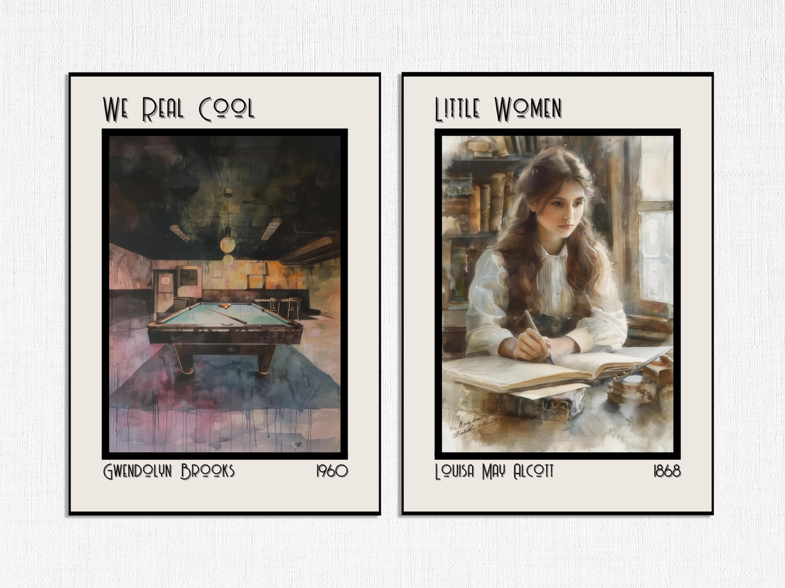 Classic Literature Posters: High School English Classroom Decor ...