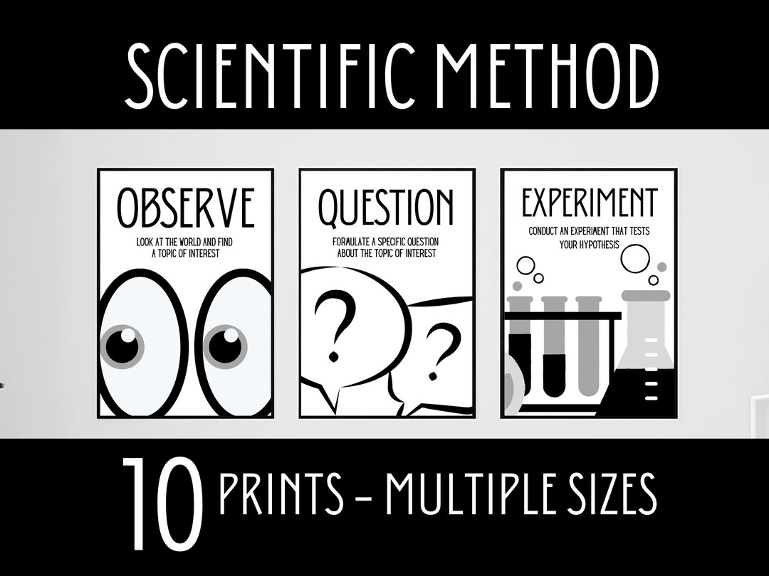 Scientific Method Posters, Scientific Process, Middle School Science ...