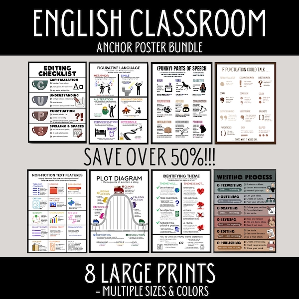 English Class Poster - Etsy