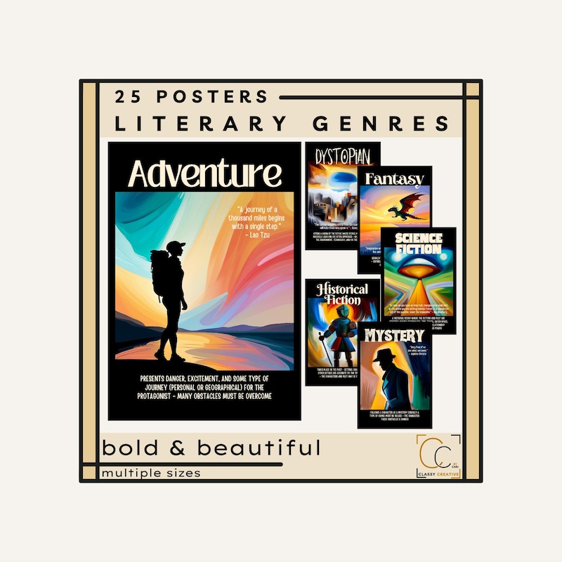 Books Library Posters - Etsy