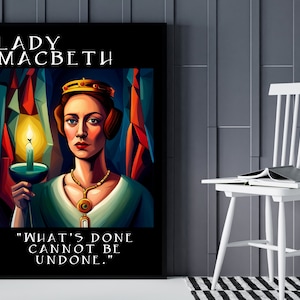 Macbeth Character Quote Posters: Shakespeare Classroom Decor (digital ...