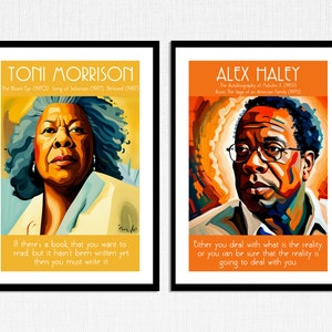 Black History Month Posters: African American Authors English Classroom ...