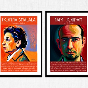 Arab American Heritage Month Posters - Set 2 Famous Arab Americans Arab ...