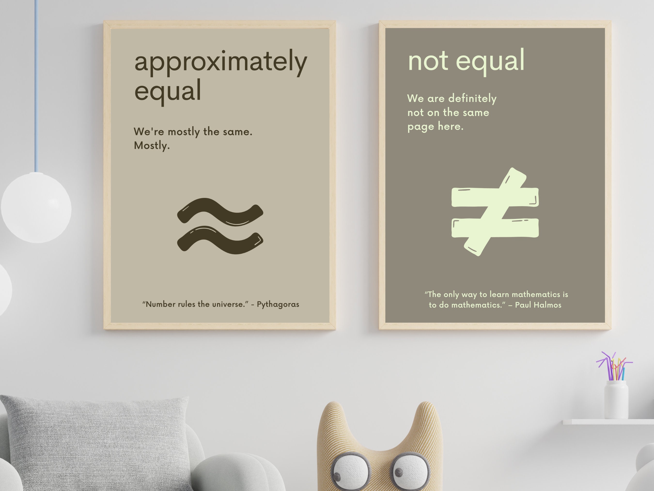 Math Symbols Posters Mathematics Classroom Decor High School - Etsy