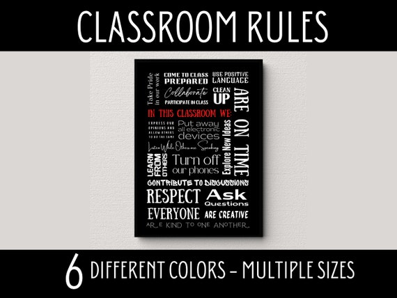 High School Classroom Management Rules