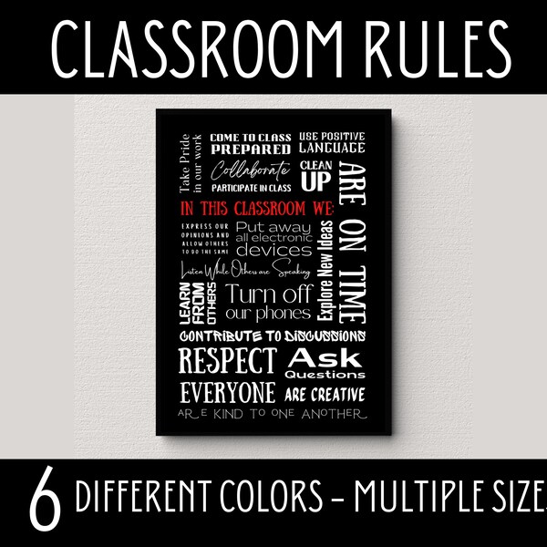 Middle School Classroom Management - Etsy