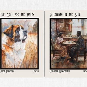 Classic Literature Posters High School English Classroom Posters ...