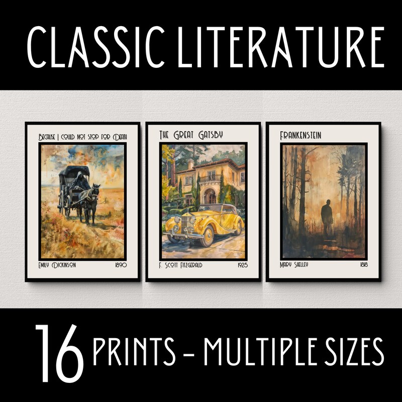 Literature Poster - Etsy