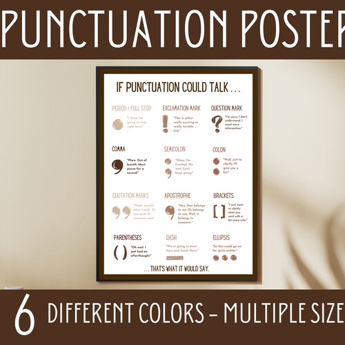 High School Posters Middle School Posters English Grammar - Etsy