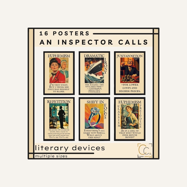 Inspector Calls Posters - Etsy UK