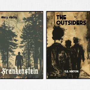 Classic Literature Posters: High School English Classroom Decor Vintage ...