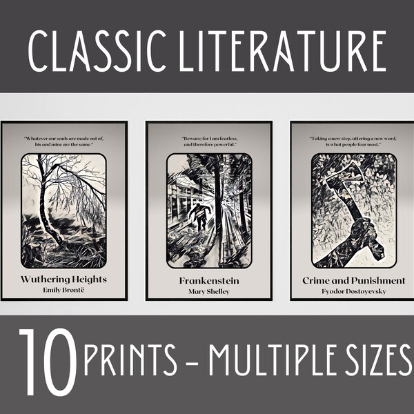 Literature Posters - Etsy
