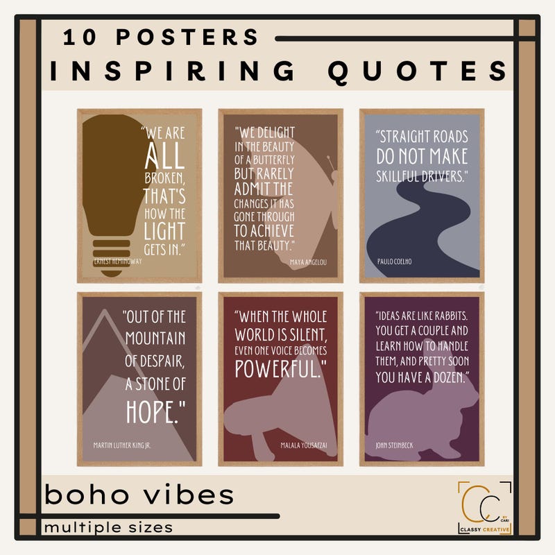 Quote Poster - Etsy