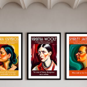 Women's History Month Posters Famous Women Authors International Women ...