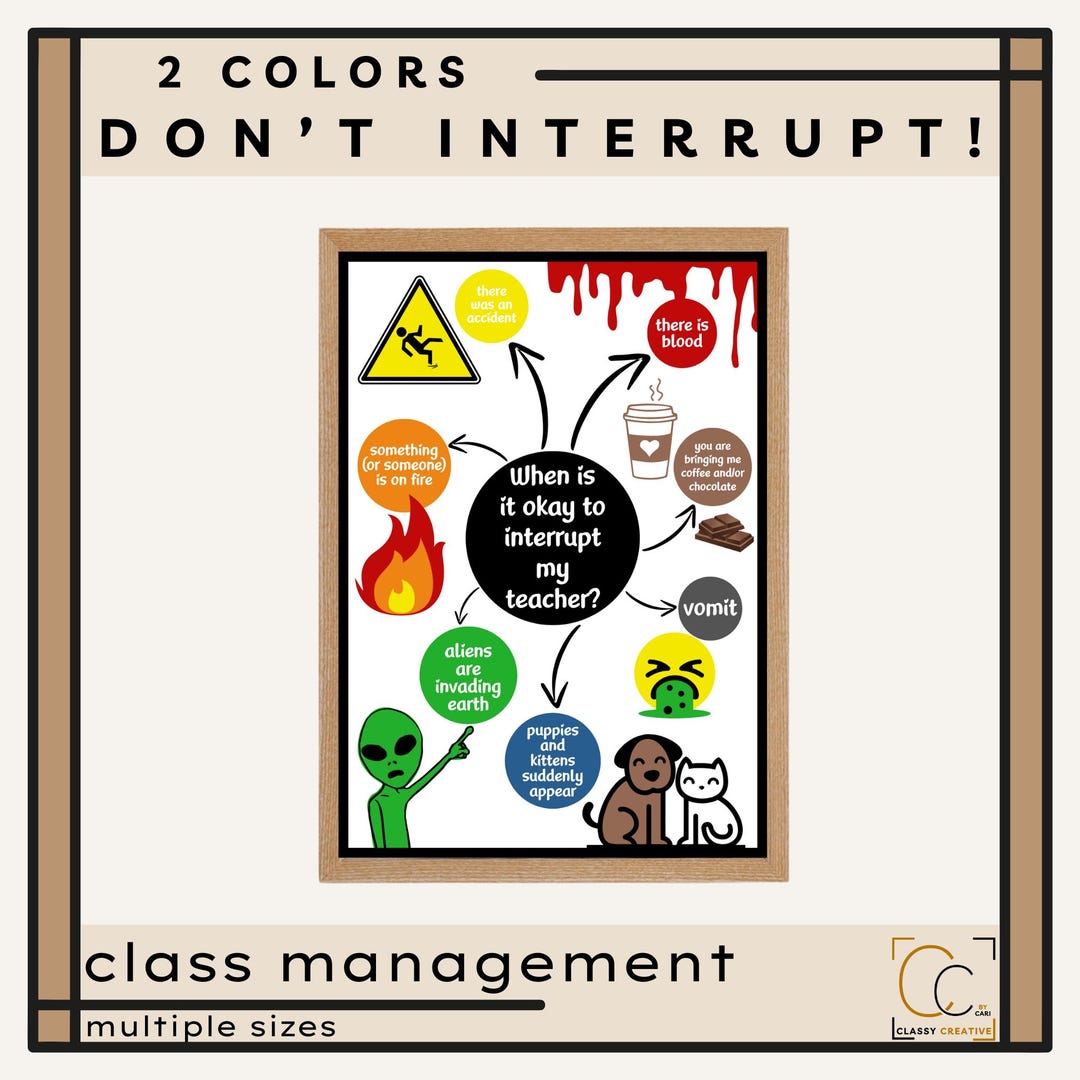 Classroom Rules Poster Classroom Behaviour Middle School Behaviour ...
