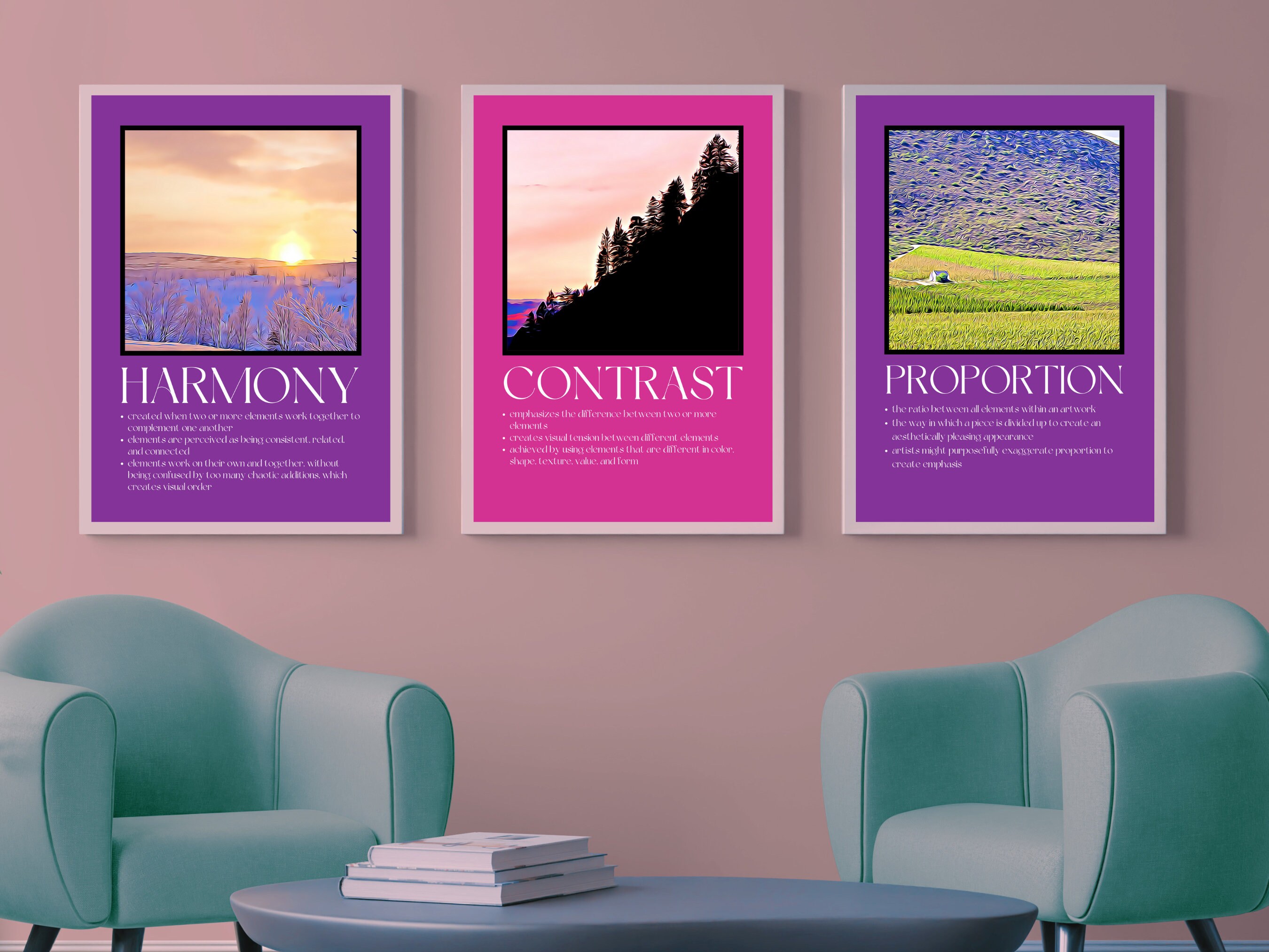 Principles of Design Posters Art Classroom Decor Elements of - Etsy UK