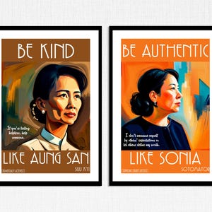 Women's History Month Posters: Famous Female Leaders, Inspiring Role ...