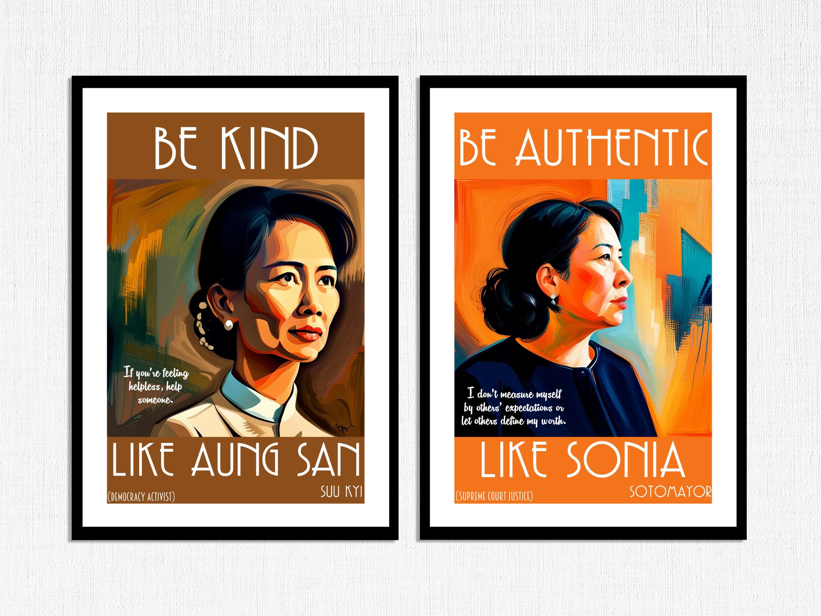 Women's History Month Posters: Famous Female Leaders, Inspiring Role ...