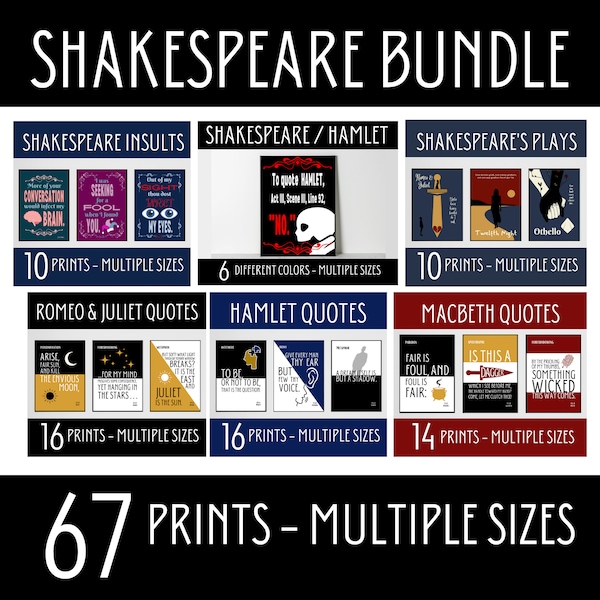 Shakespeare - Etsy