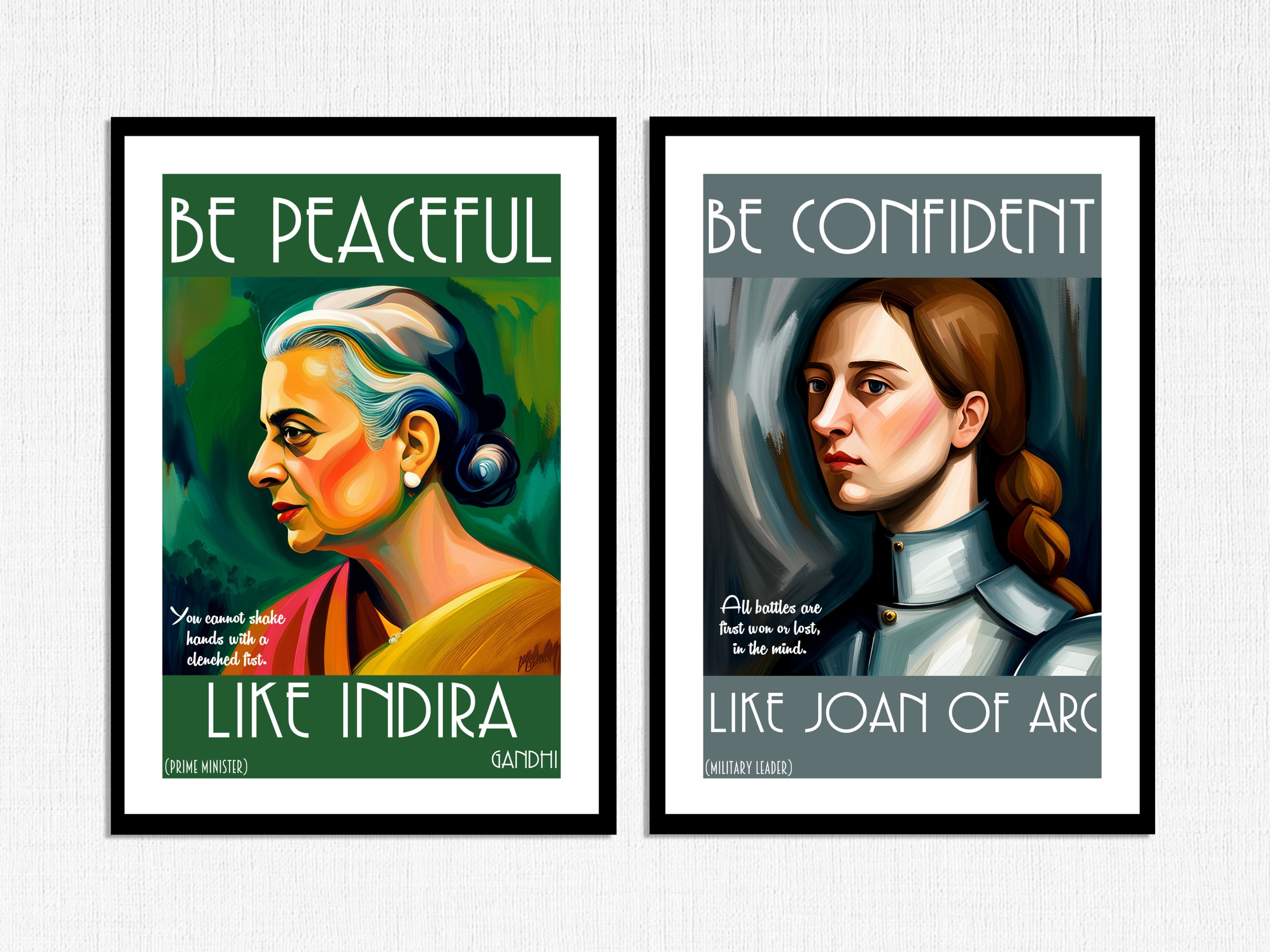 Women's History Month Posters: Famous Female Leaders, Inspiring Role ...