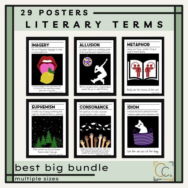 Literary Decor - Etsy