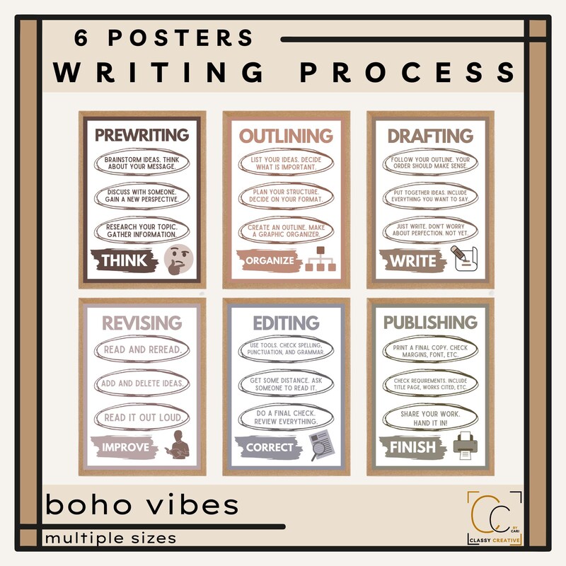 Writing Print - Etsy