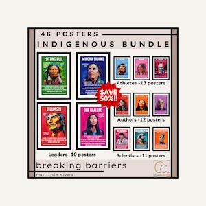 Native American Heritage Month Poster Bundle: Indigenous Heritage ...
